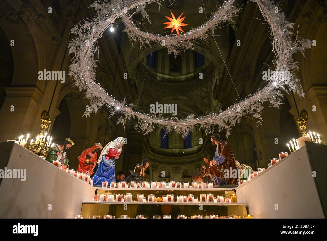 A nativity scene popular with tourists and passers-by can be seen at ...