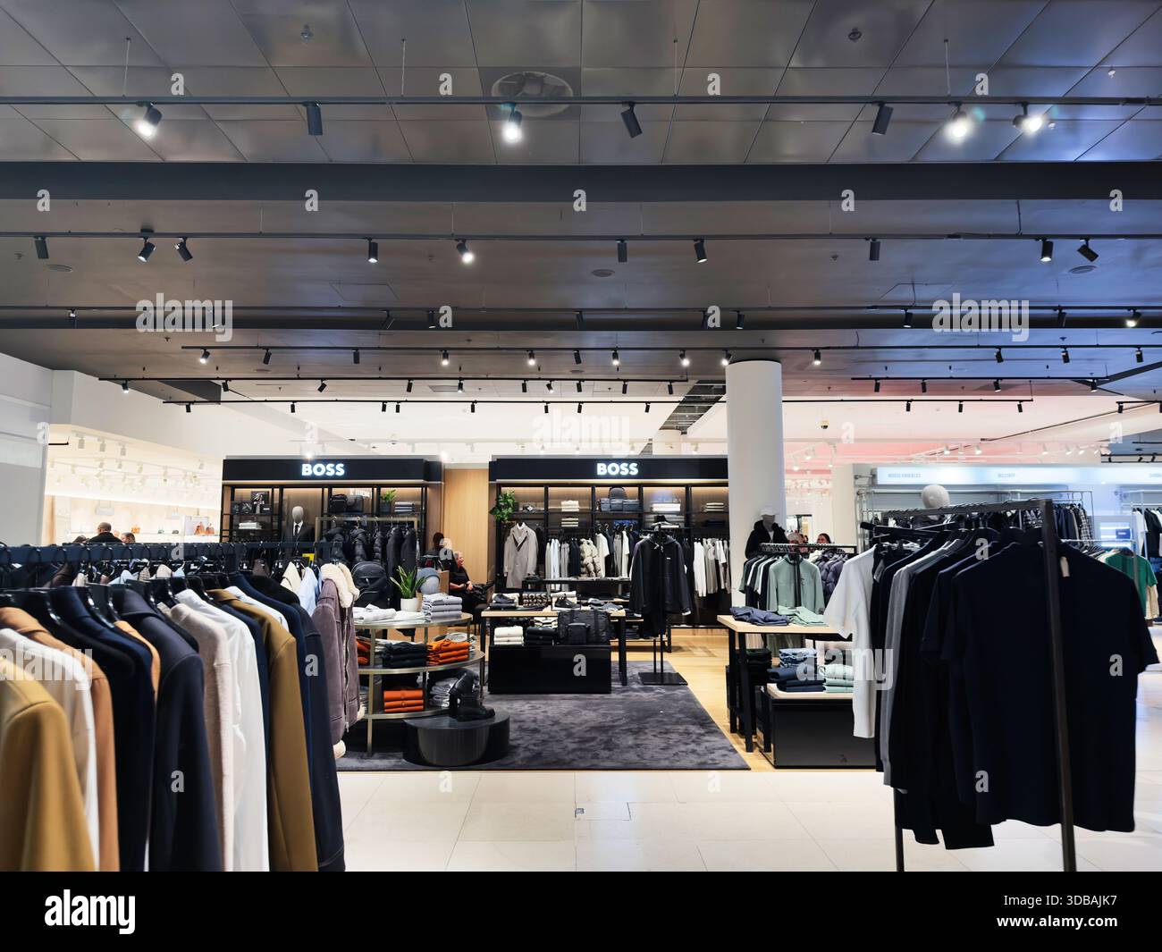 Stretford, UK - November 15, 2025: Boss Manchester UK fashion store ...