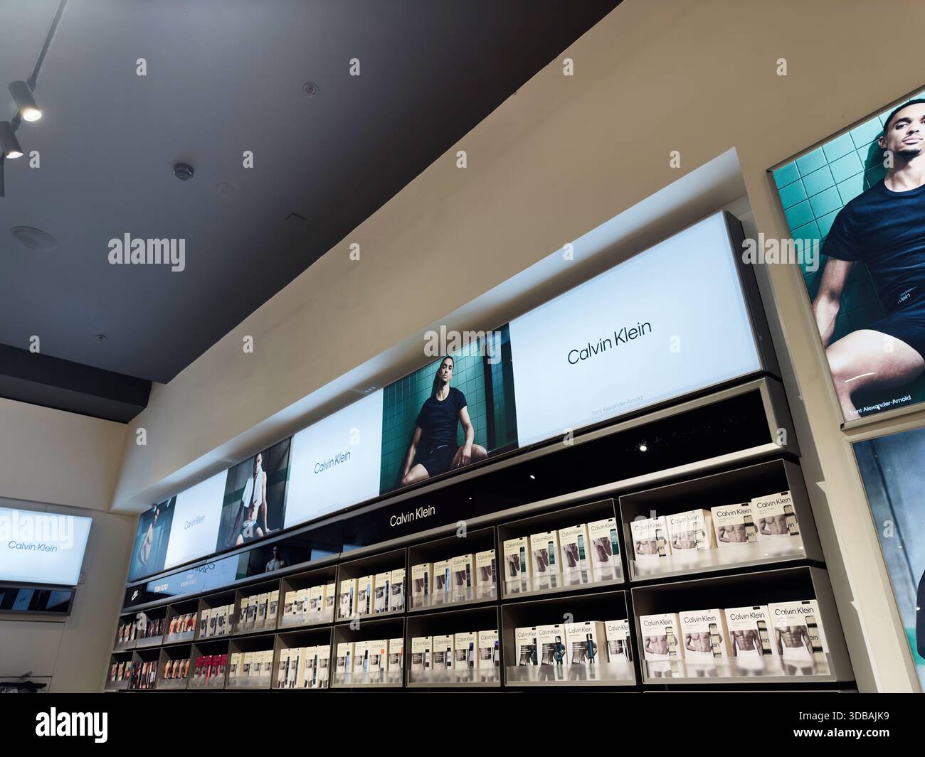 Stretford, UK - November 15, 2025: Interior shot of a modern Calvin ...