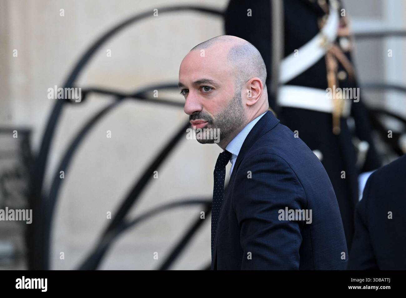 French Deputy Minister for Europe Benjamin Haddad - Meeting between the ...