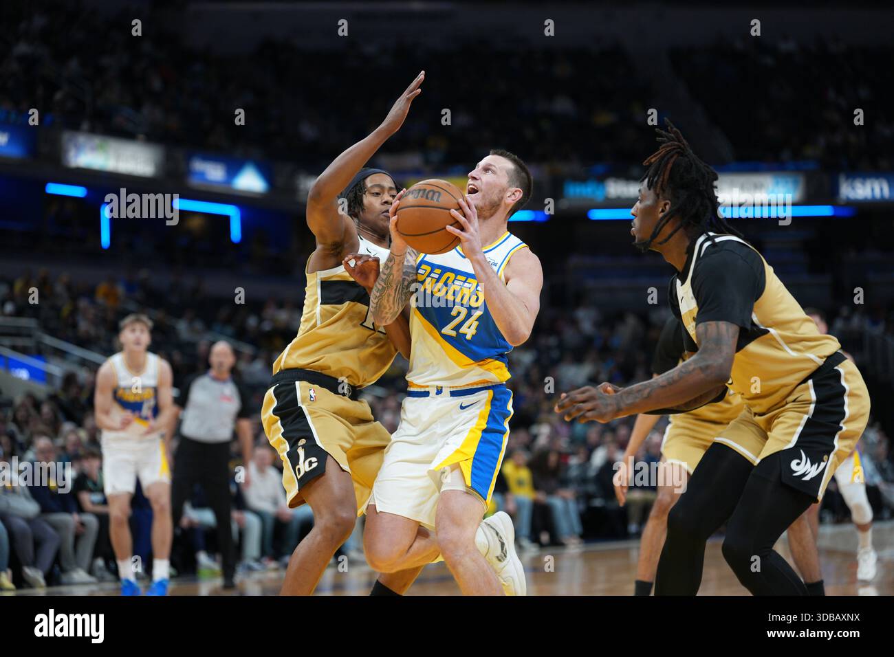 Indiana Pacers guard Garrison Mathews (24) in action during an NBA ...