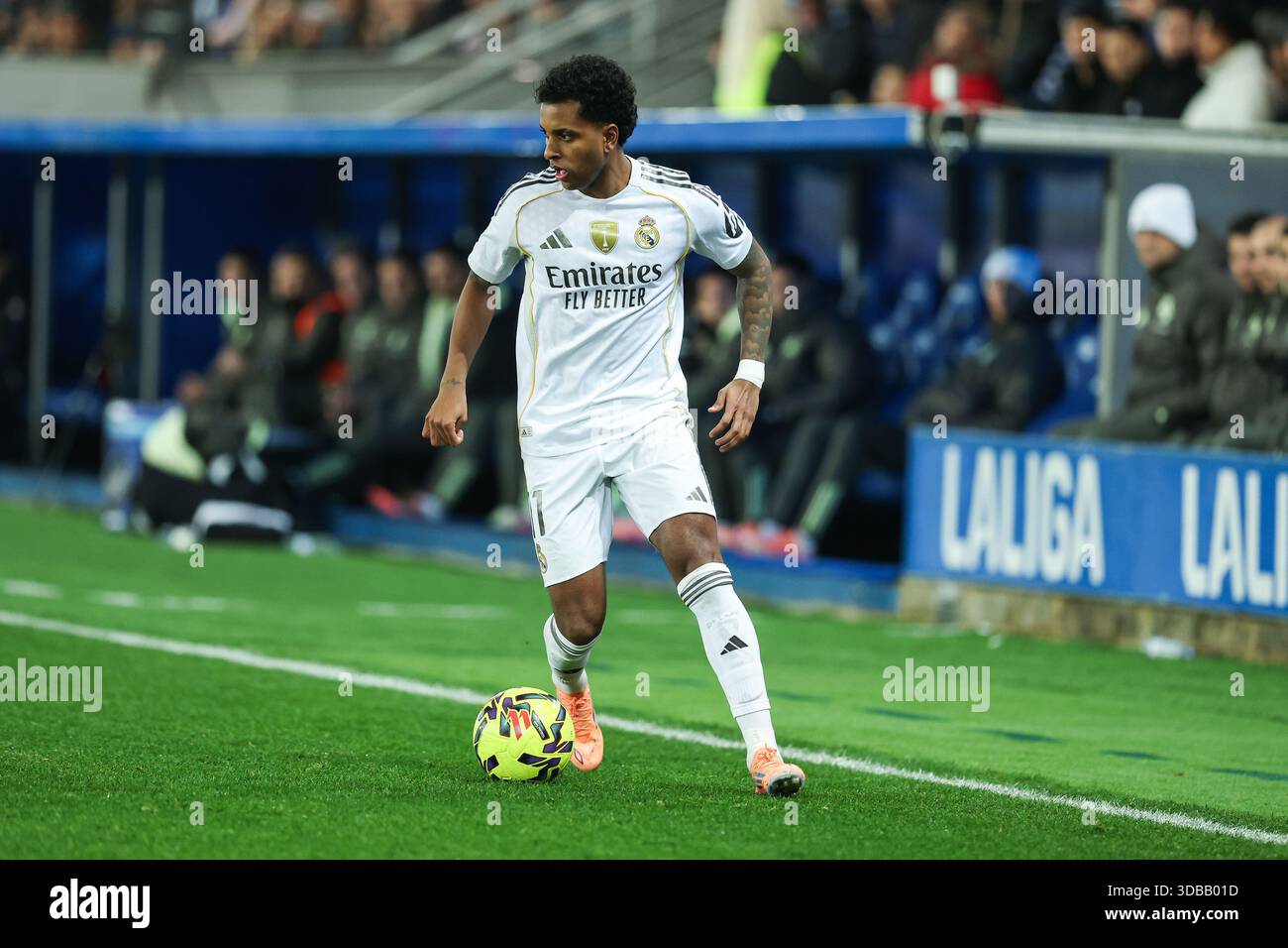 Rodrygo of Real Madrid during the Spanish championship LaLiga football ...
