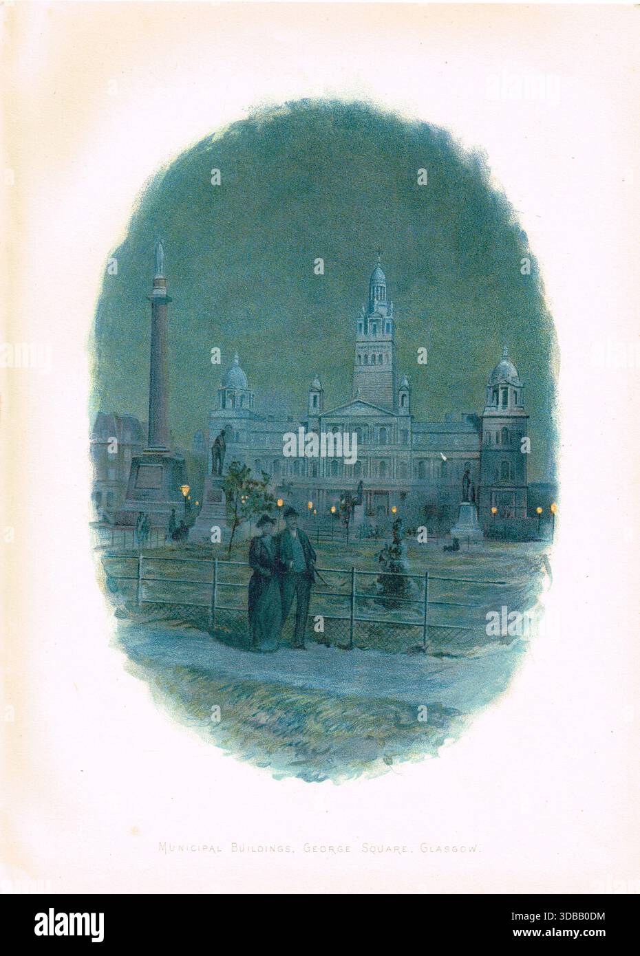 The City Chambers or Municipal Buildings, George Square in Glasgow ...