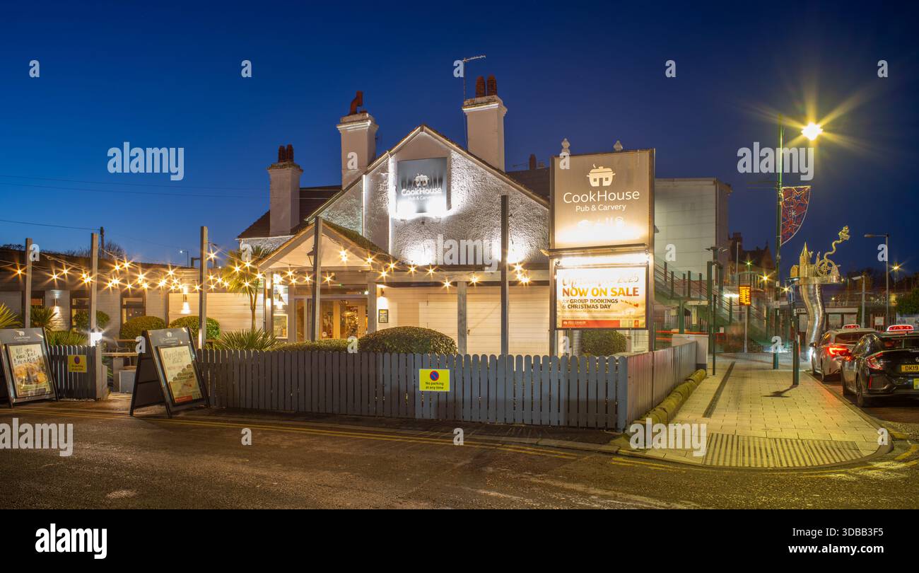 The Cookhouse Pub and Carvery, Prestatyn, North Wales. Pictured in ...