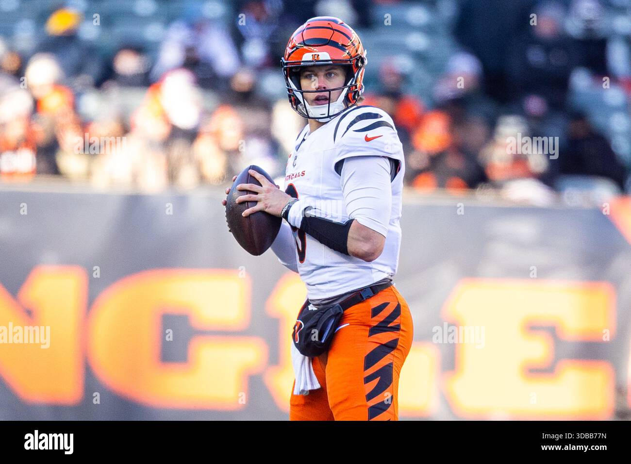 December 14, 2025: Cincinnati Bengals quarterback Joe Burrow (9) drops ...