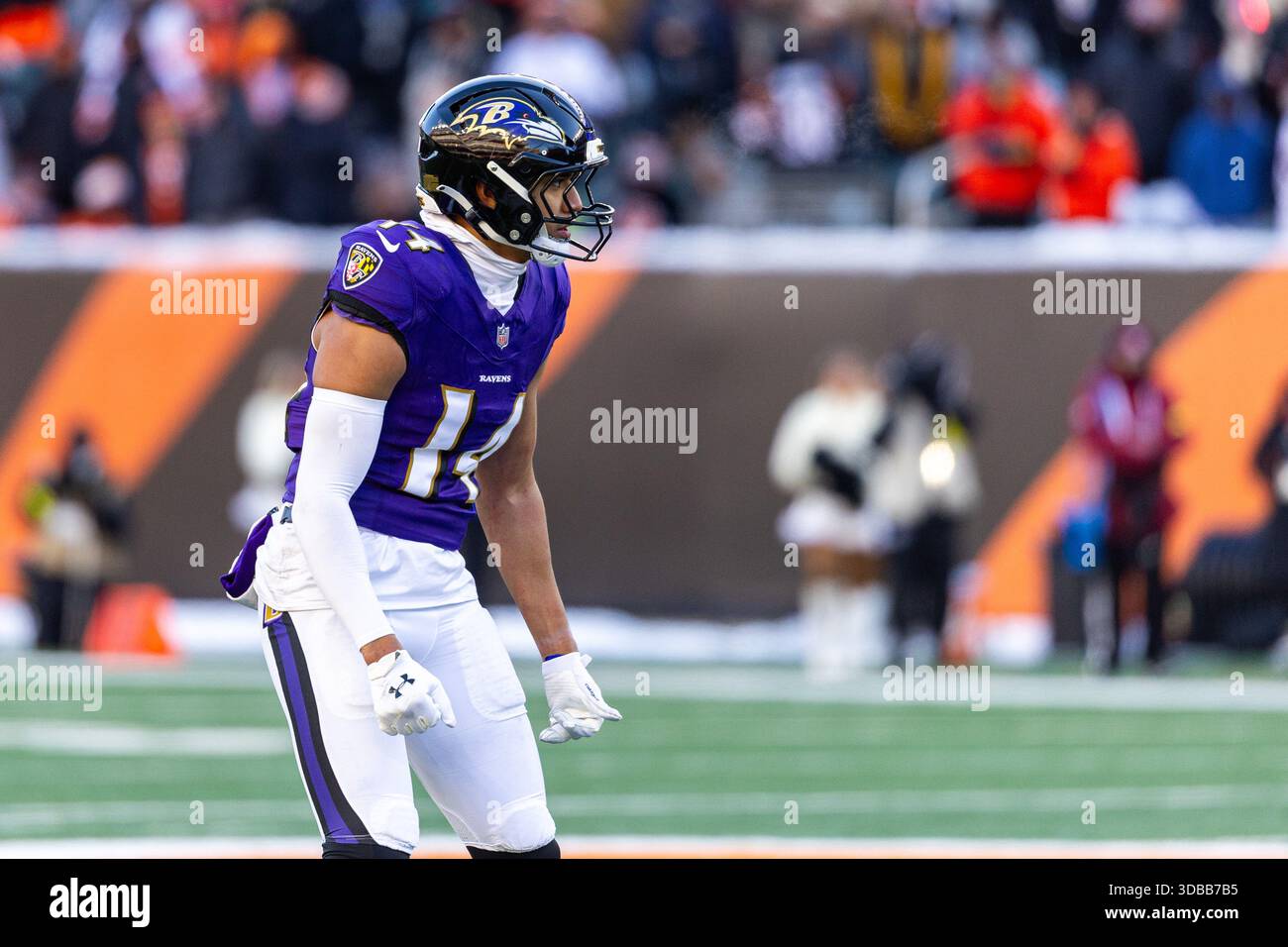 December 14, 2025: Baltimore Ravens safety Kyle Hamilton (14) during ...