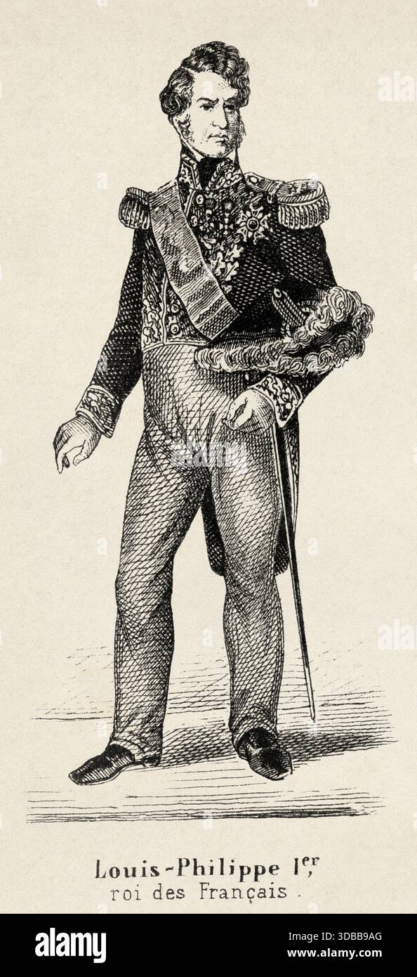Portrait of Louis Philippe I the Citizen King (1773 -1850) King of ...
