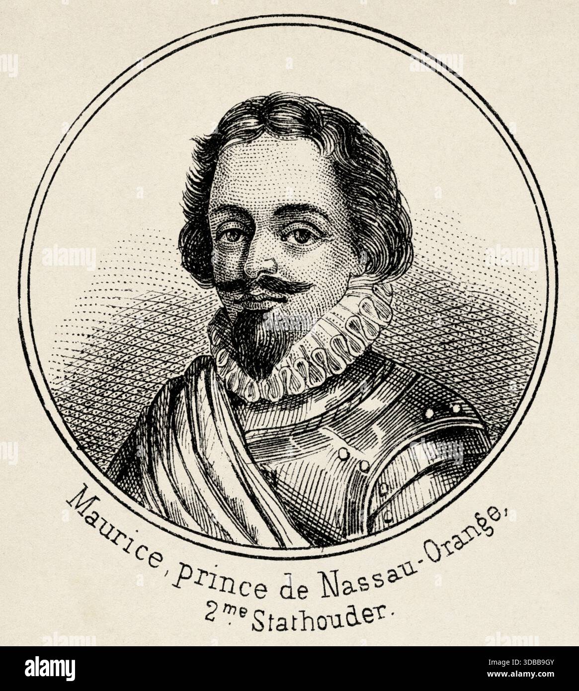 Portrait of Maurice of Orange (1567-1625) was stadtholder of all the ...