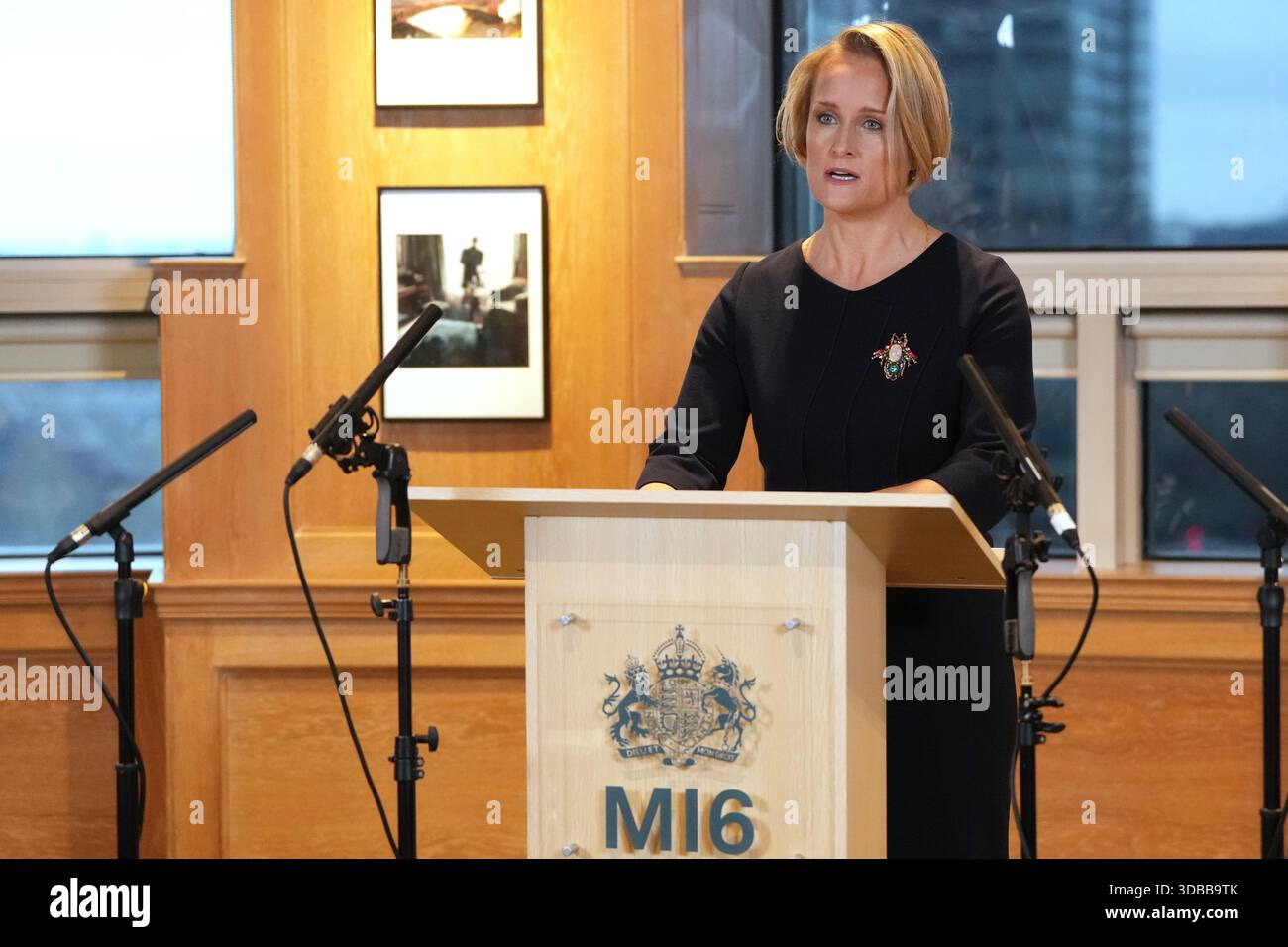 The new head of Britain's MI6 Blaise Metreweli makes her first public ...