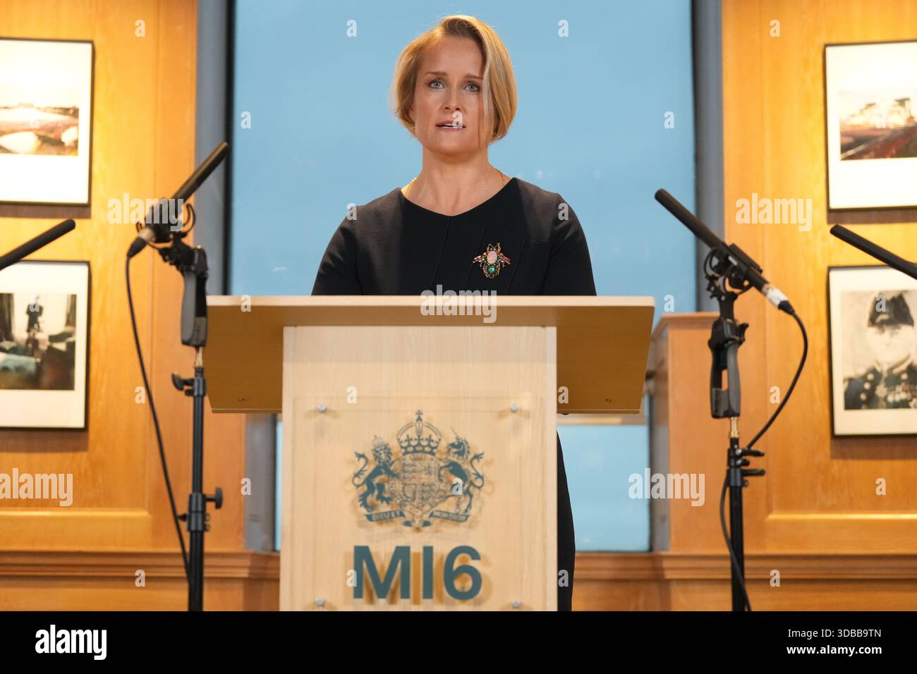 The new head of Britain's MI6 Blaise Metreweli makes her first public ...