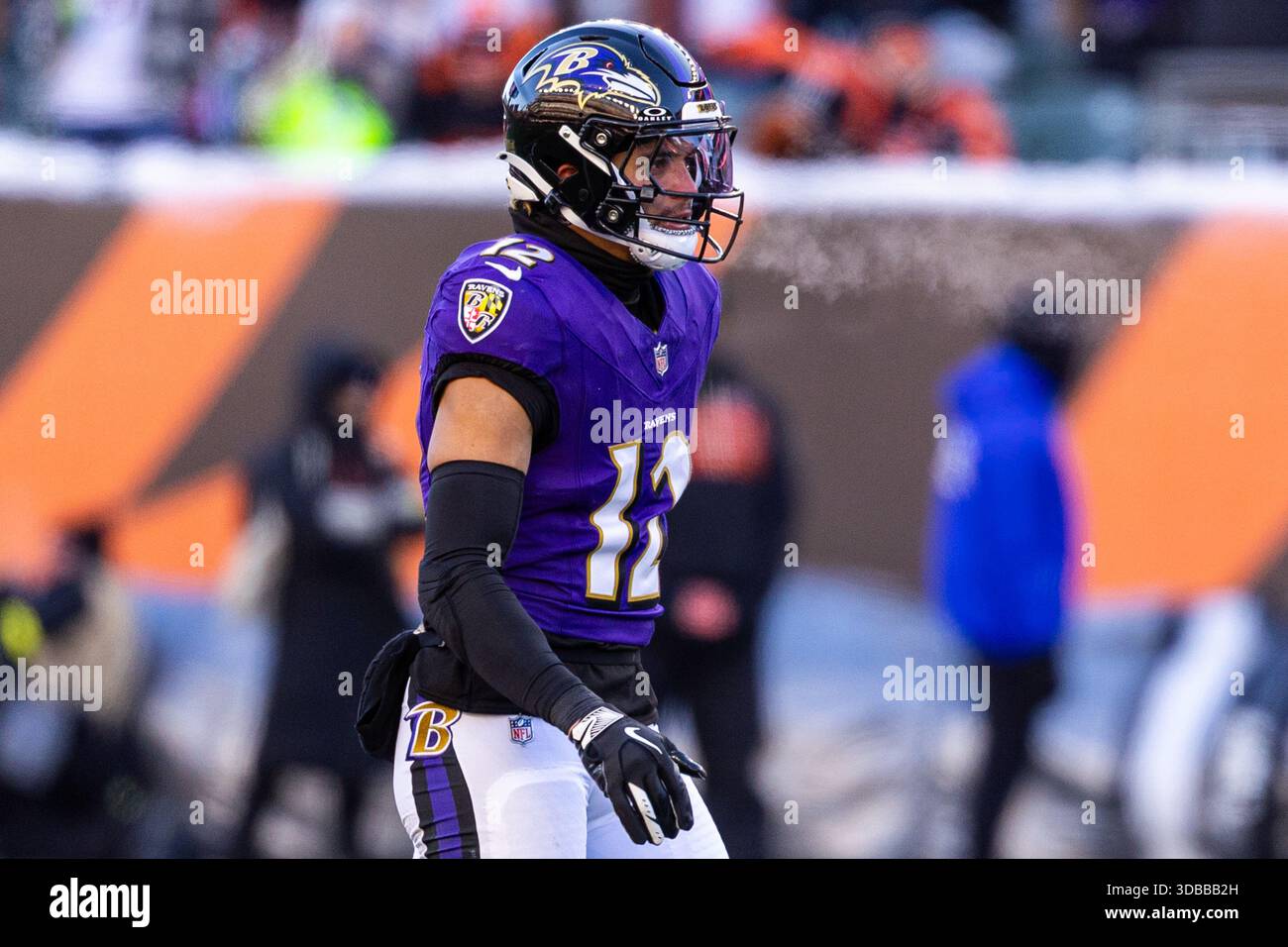 December 14, 2025: Baltimore Ravens safety Alohi Gilman (12) during NFL ...