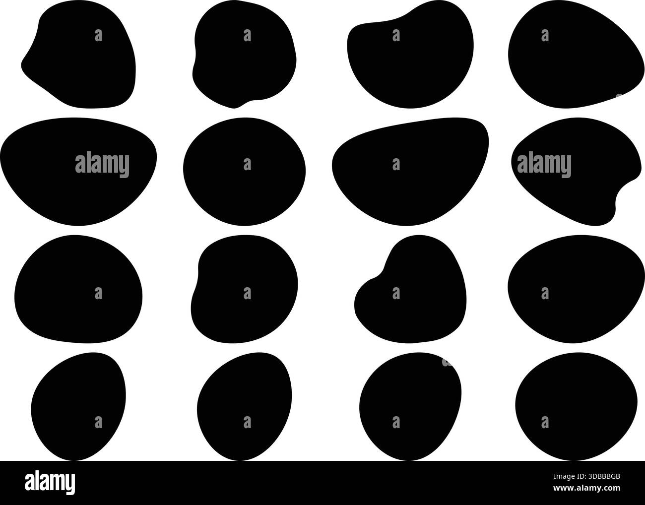 Icons collection with simple forms Cut Out Stock Images & Pictures - Alamy