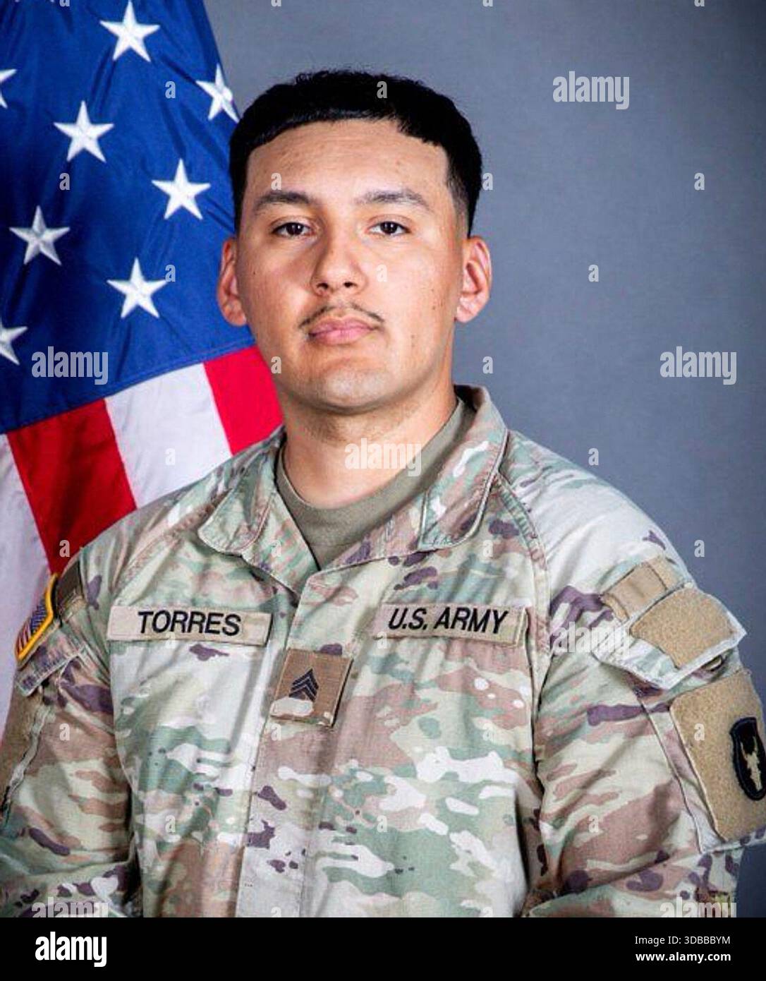 This undated photo released by the Iowa National Guard shows Sgt. Edgar Brian Torres-Tovar ...