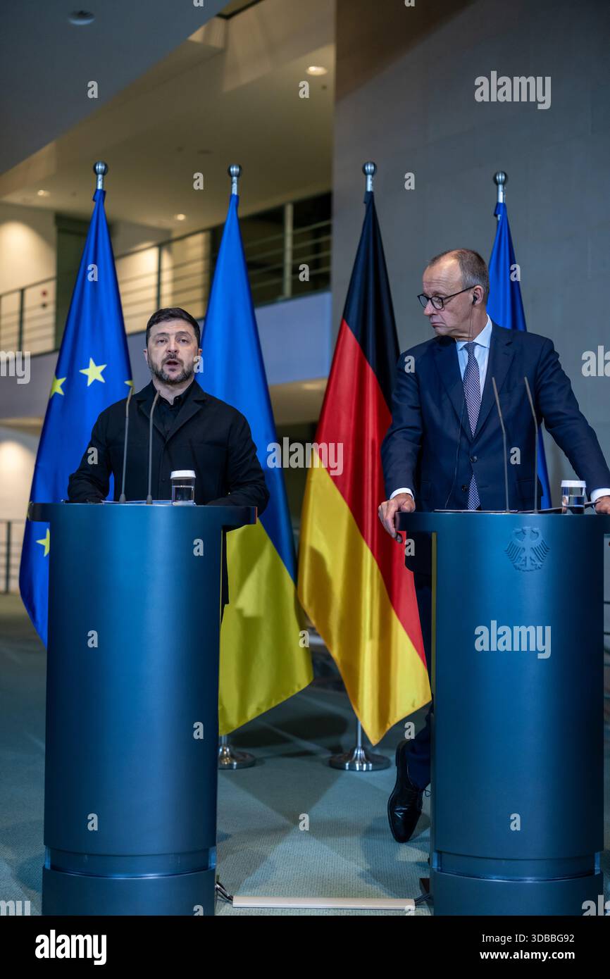 15 December 2025, Berlin: Federal Chancellor Friedrich Merz (CDU) takes ...