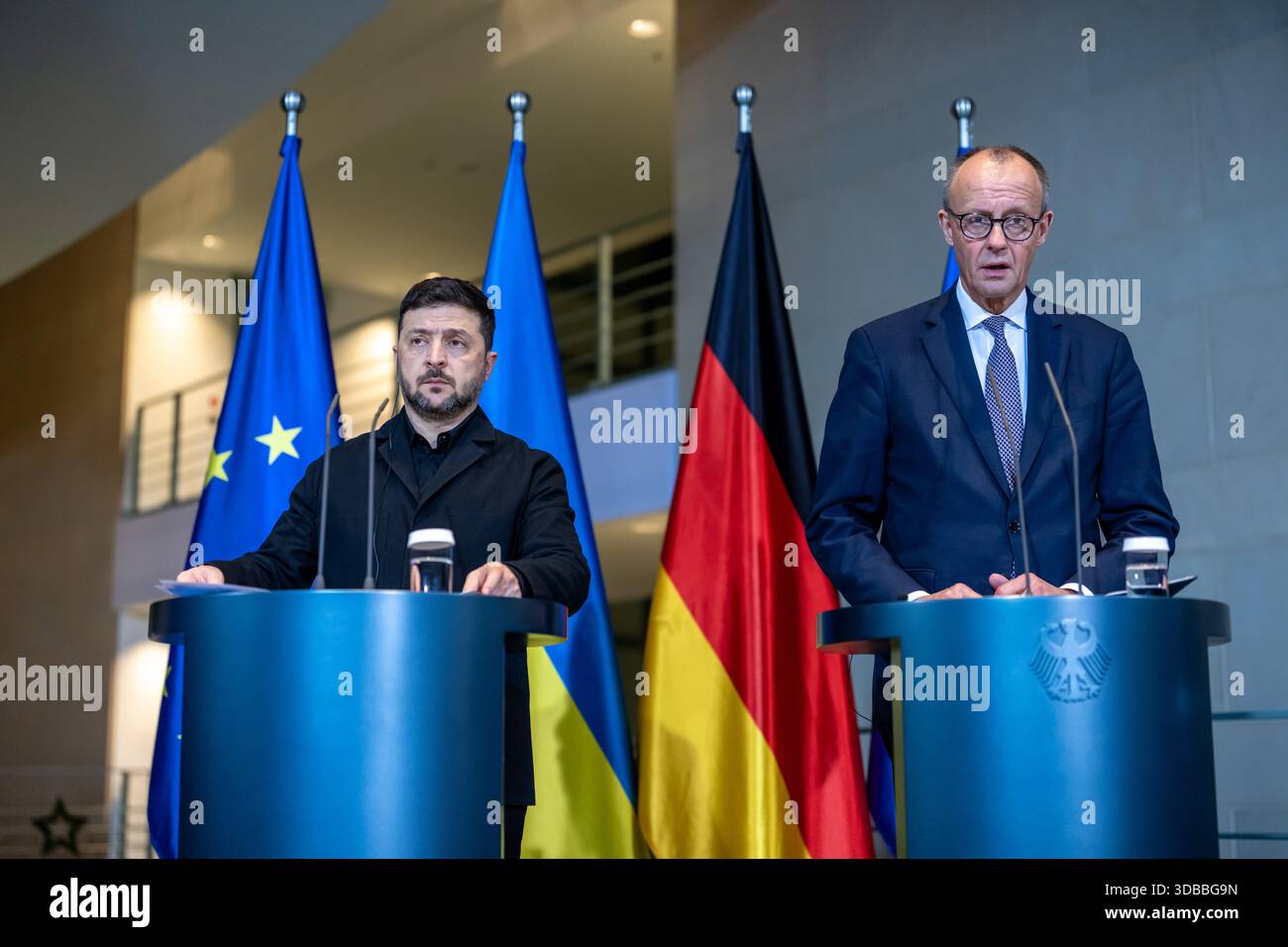 15 December 2025, Berlin: Federal Chancellor Friedrich Merz (CDU) takes ...