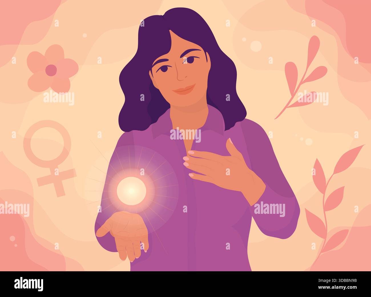 Female empowerment concept Stock Vector Images - Alamy
