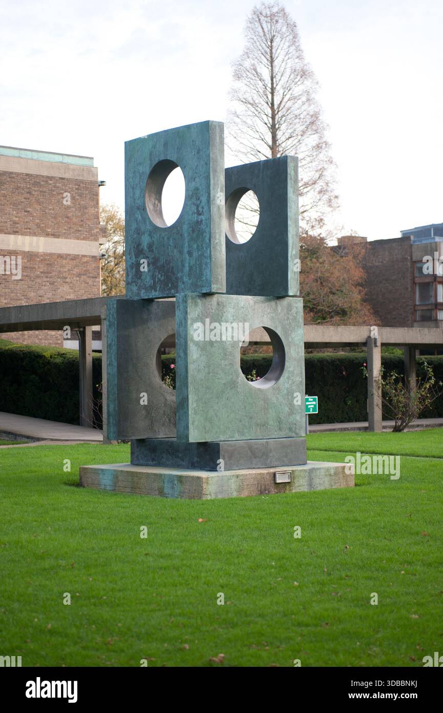 Churchill College, Cambridge home to Barbara Hepworth's Four Square ...