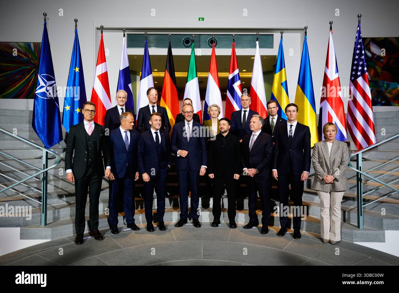 Finnish President Alexander Stubb, Polish Prime Minister Donald Tusk ...