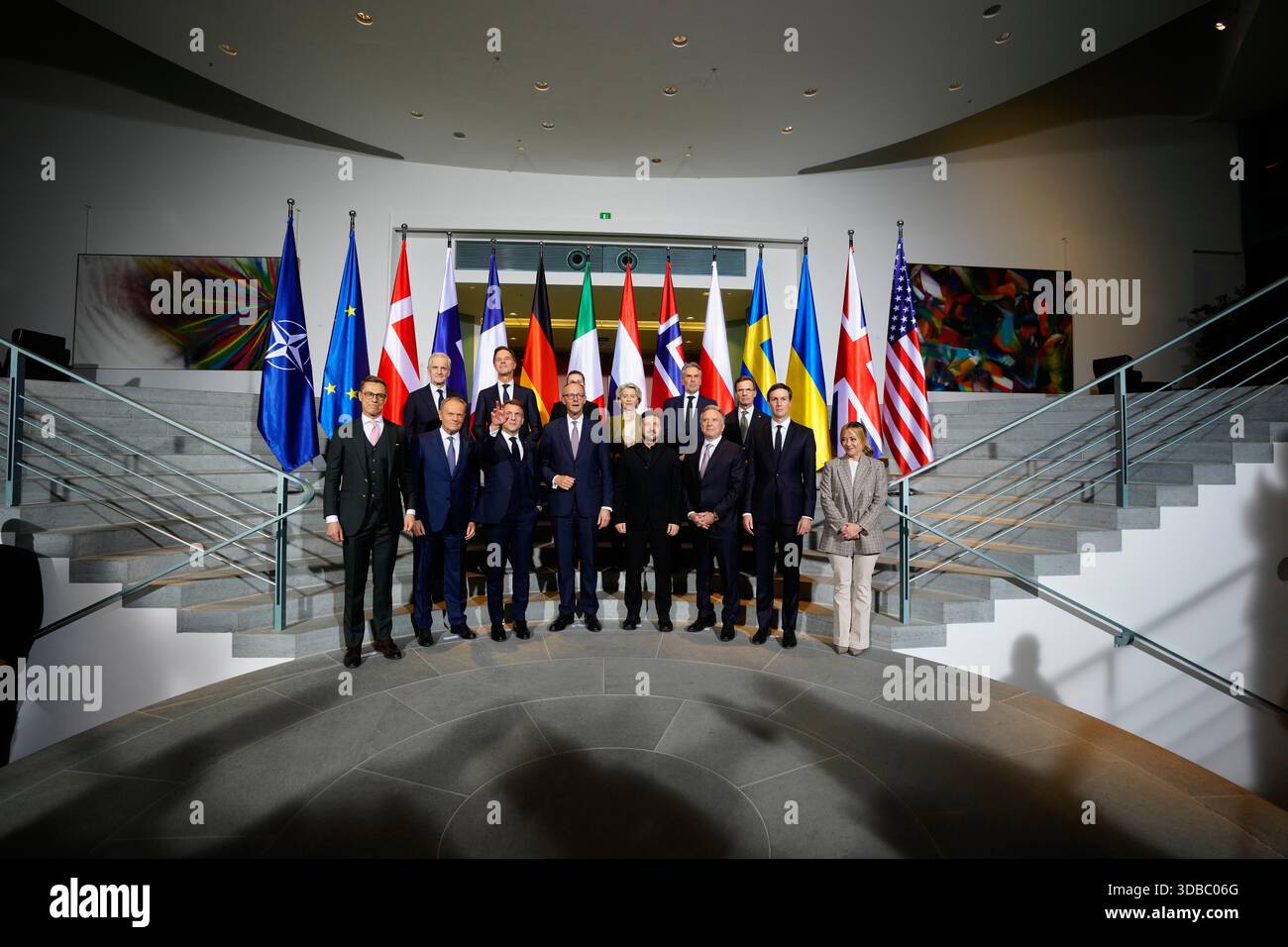 Finnish President Alexander Stubb, Polish Prime Minister Donald Tusk ...