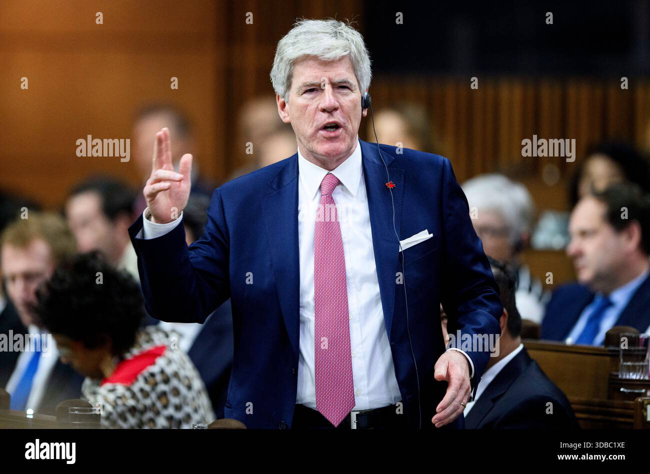 Minister of Energy and Natural Resources Tim Hodgson rises in the House ...