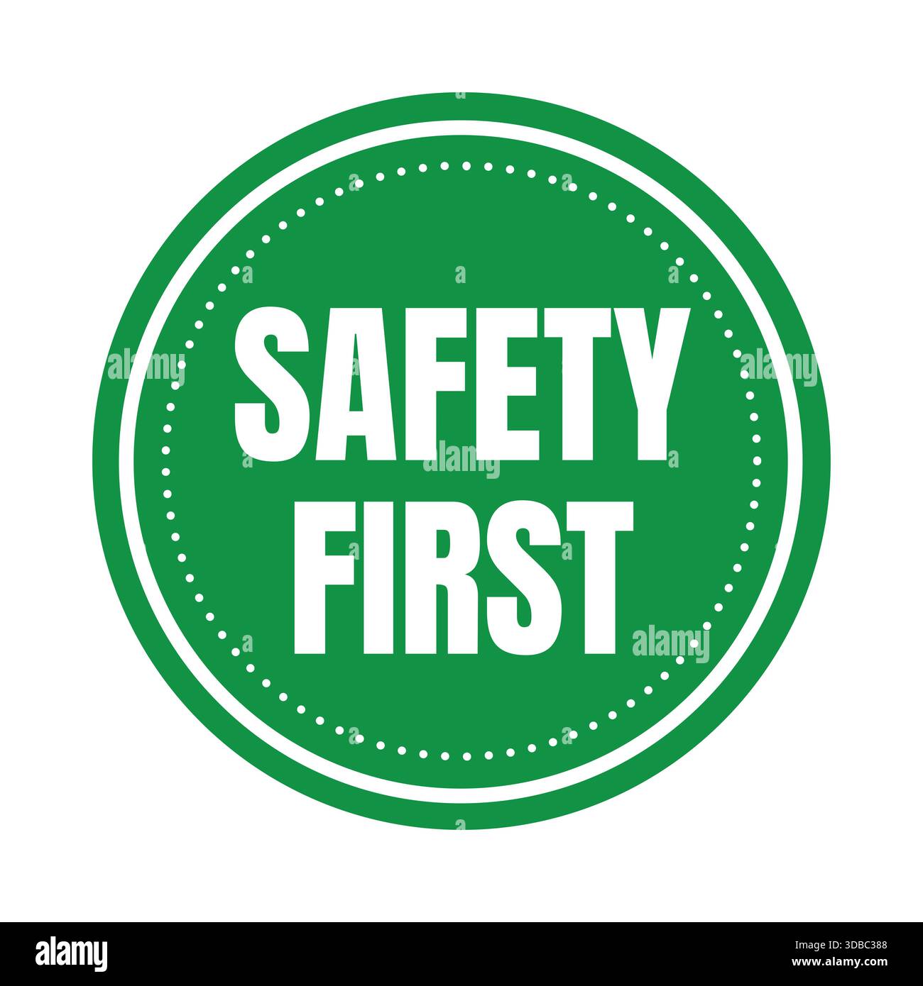 Safety first symbol icon Stock Photo - Alamy