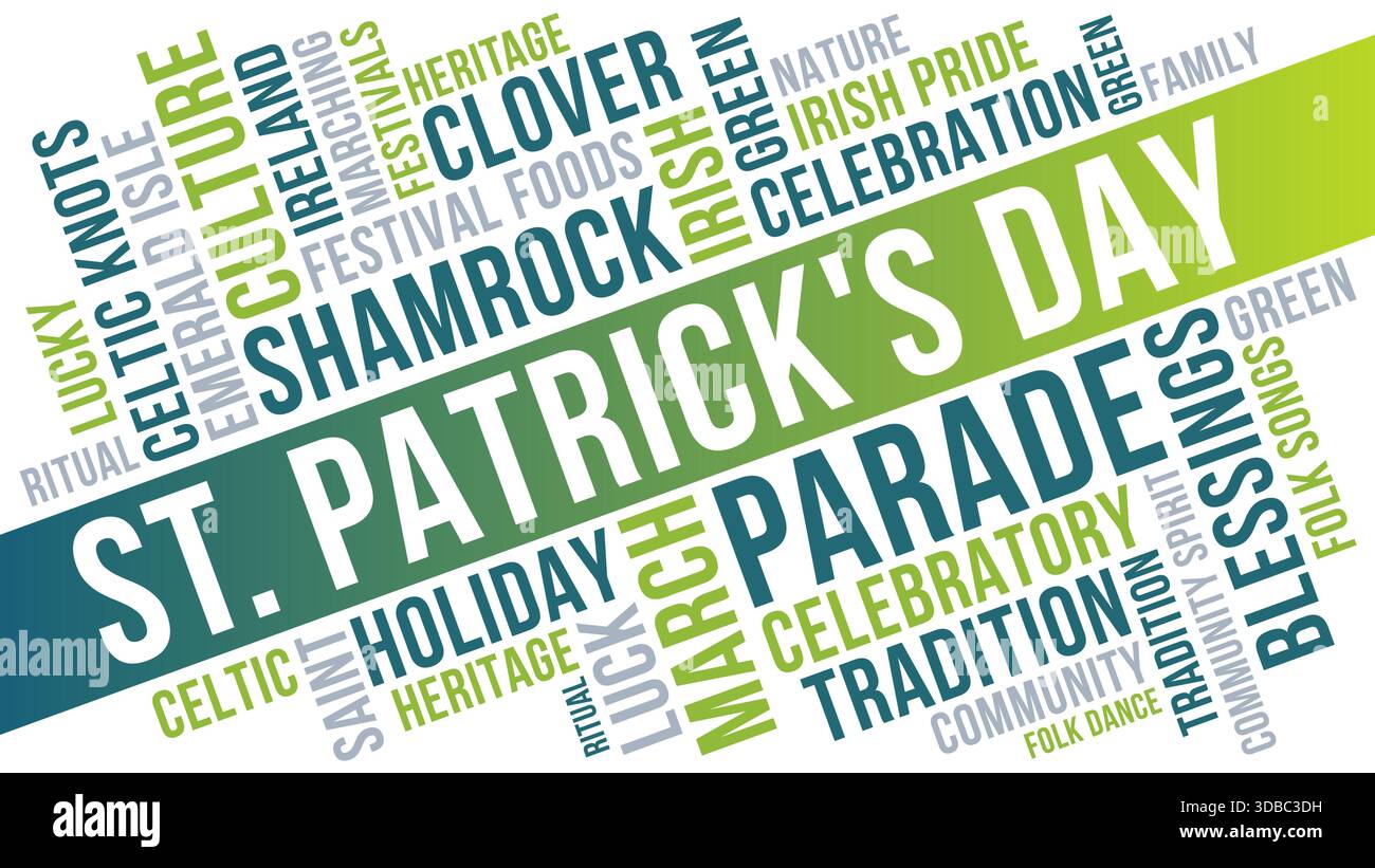 Irish culture parade Stock Vector Images - Alamy