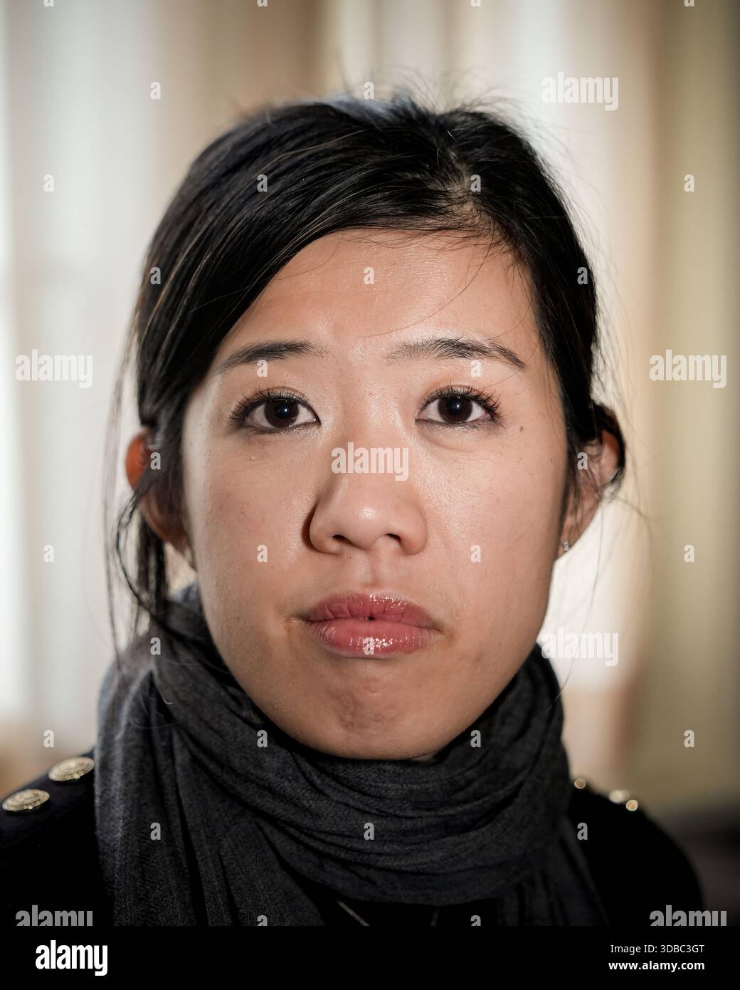 Claire Lai, daughter of Jimmy Lai, poses for a portrait, Monday, Dec ...