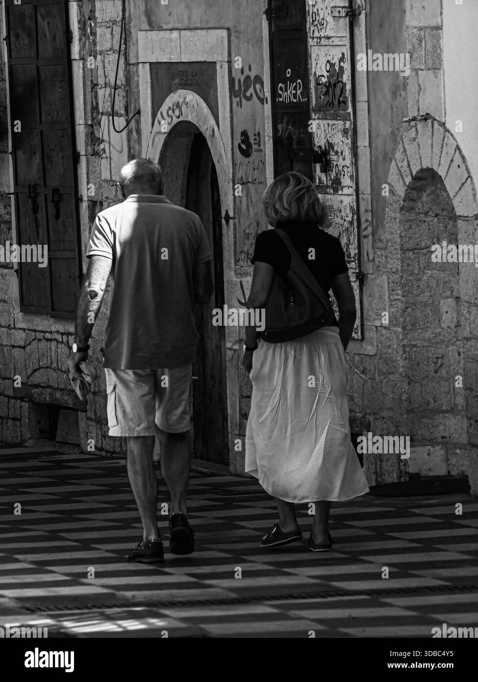 Outdoor life greece Black and White Stock Photos & Images - Alamy