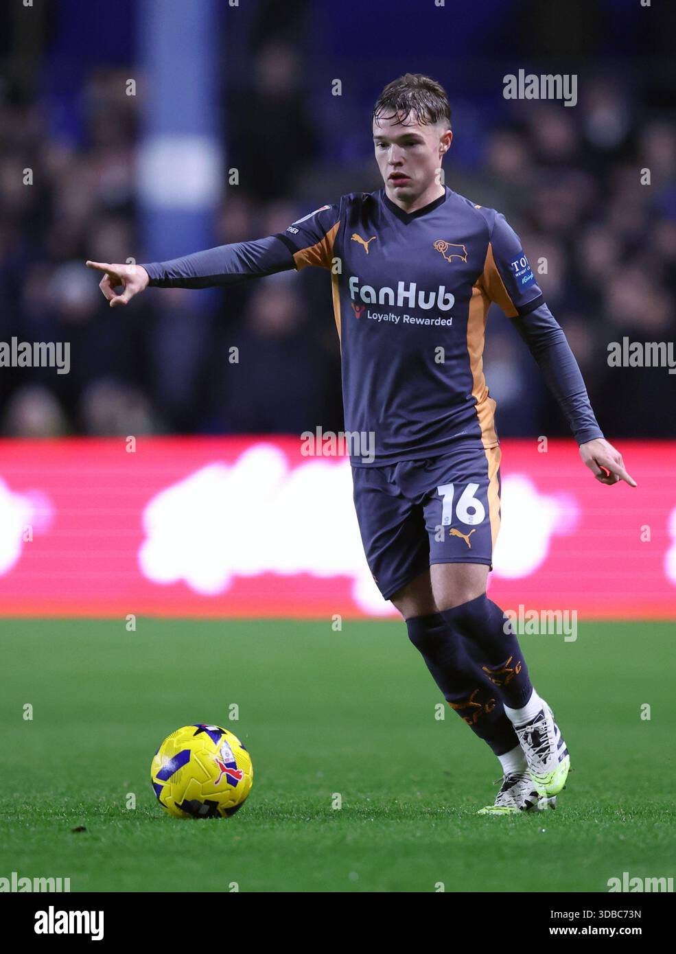 Derby County's Liam Thompson during the Sky Bet Championship match at ...