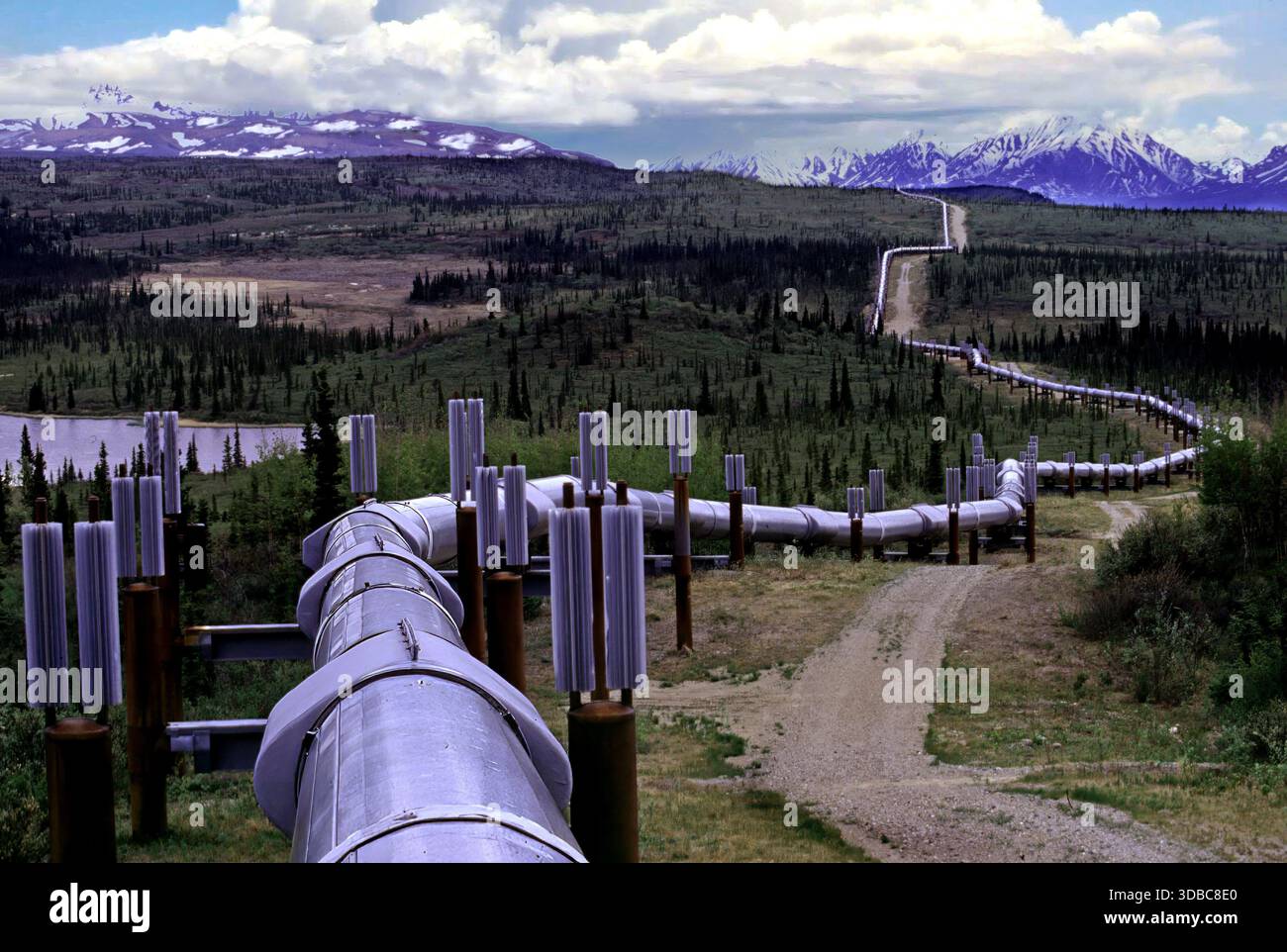 December 12, 2025, Prudhoe Bay, Alaska, USA: The Trans-Alaska Pipeline ...