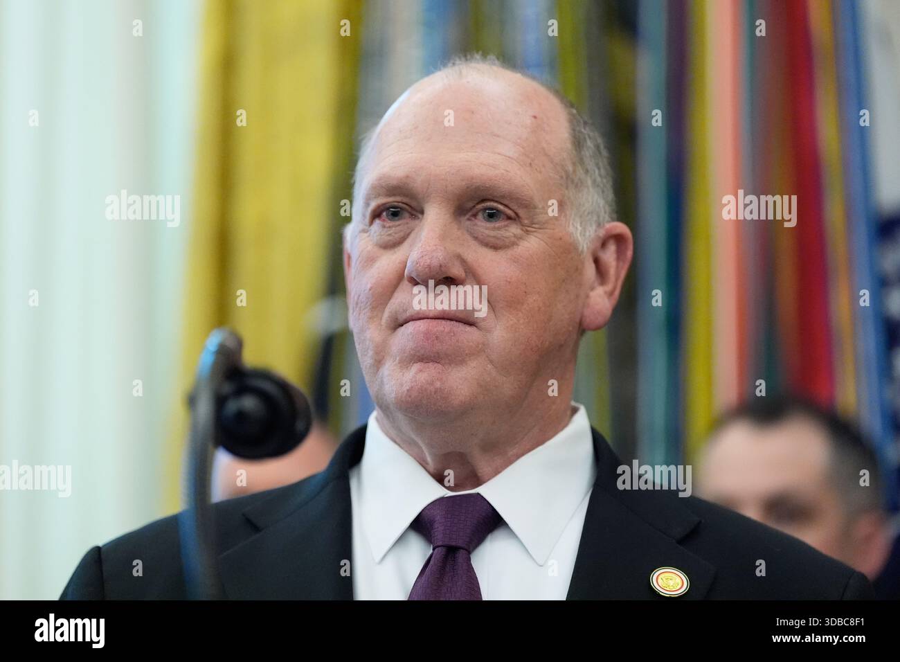 Border Czar Tom Homan speaks during a Mexican Border Defense Medal ...