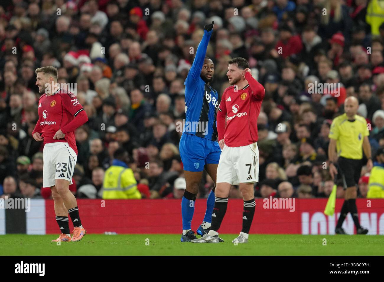 Bournemouth's Antoine Semenyo celebrates after scoring during a Premier ...