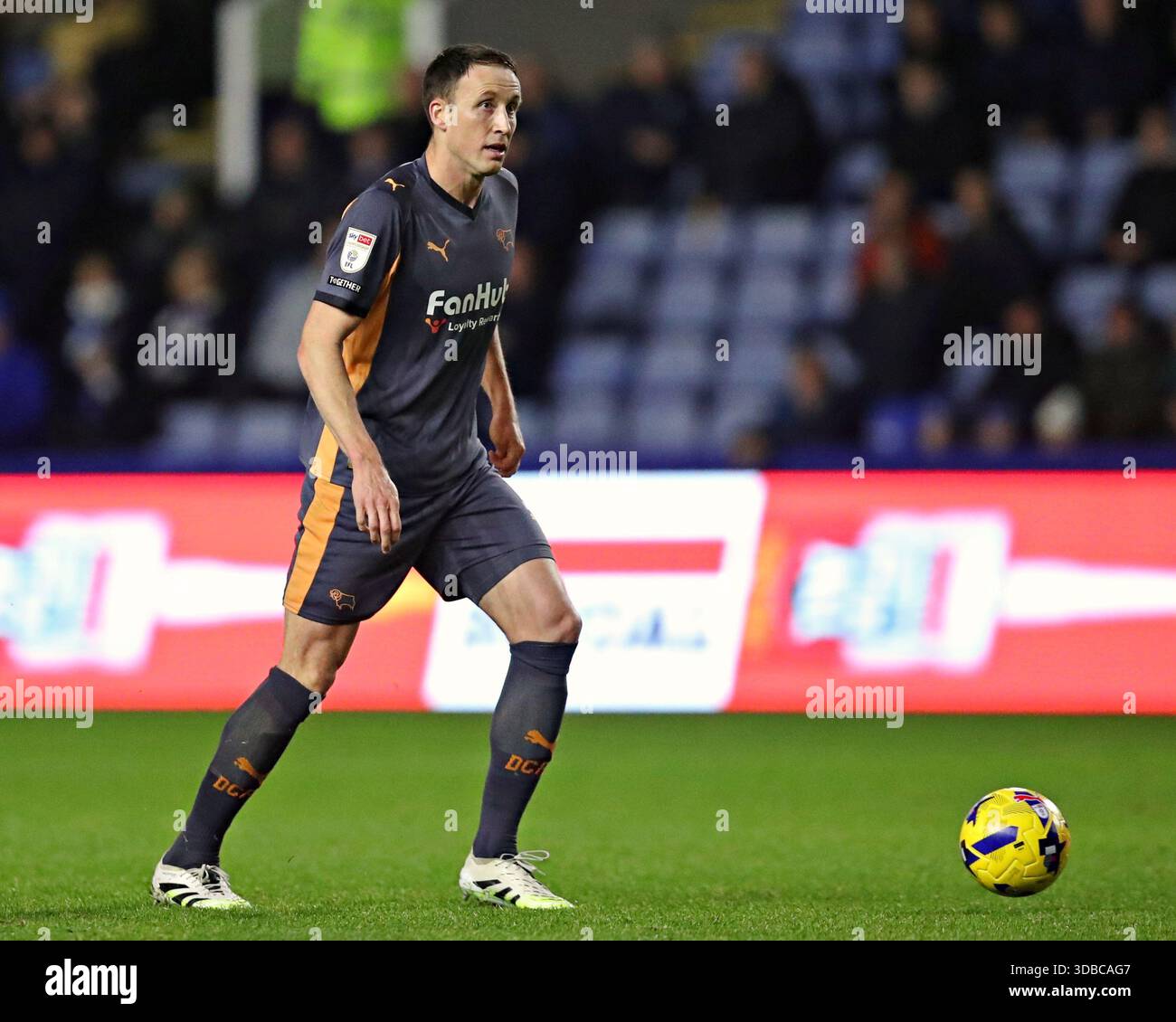 Craig Forsyth of Derby County during the Sky Bet Championship match ...