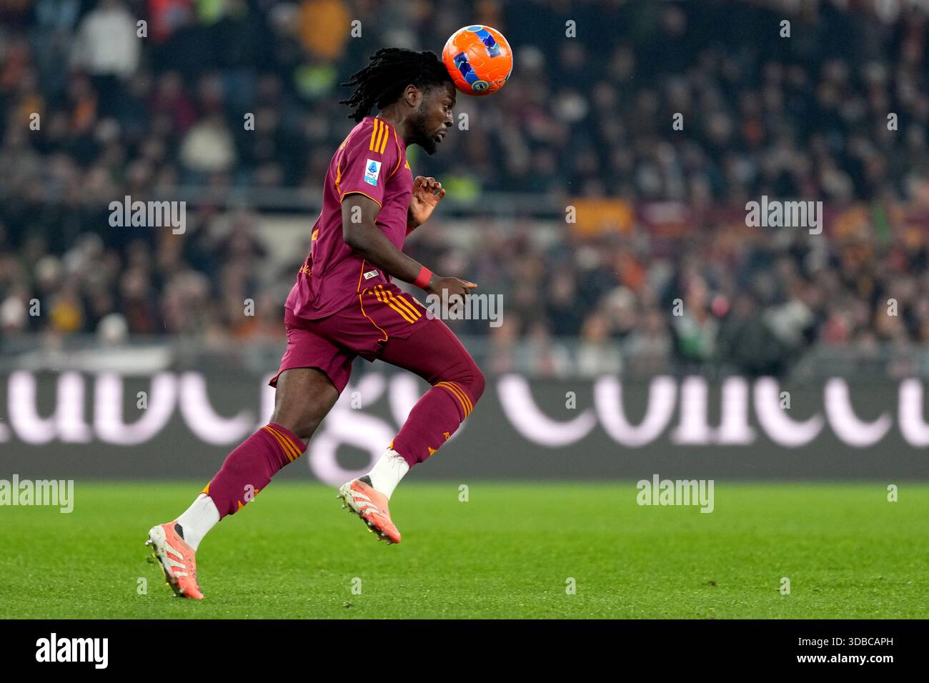 Manu Kone of AS Roma during the Serie A 2025/2026 football match ...
