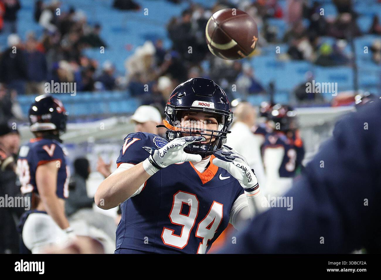 CHARLOTTE, NC - DECEMBER 06: Virginia Cavaliers tight end Hayden ...