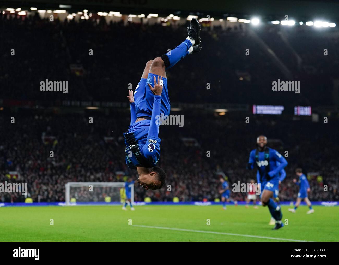 Bournemouth's Eli Junior Kroupi celebrates scoring their side's fourth ...