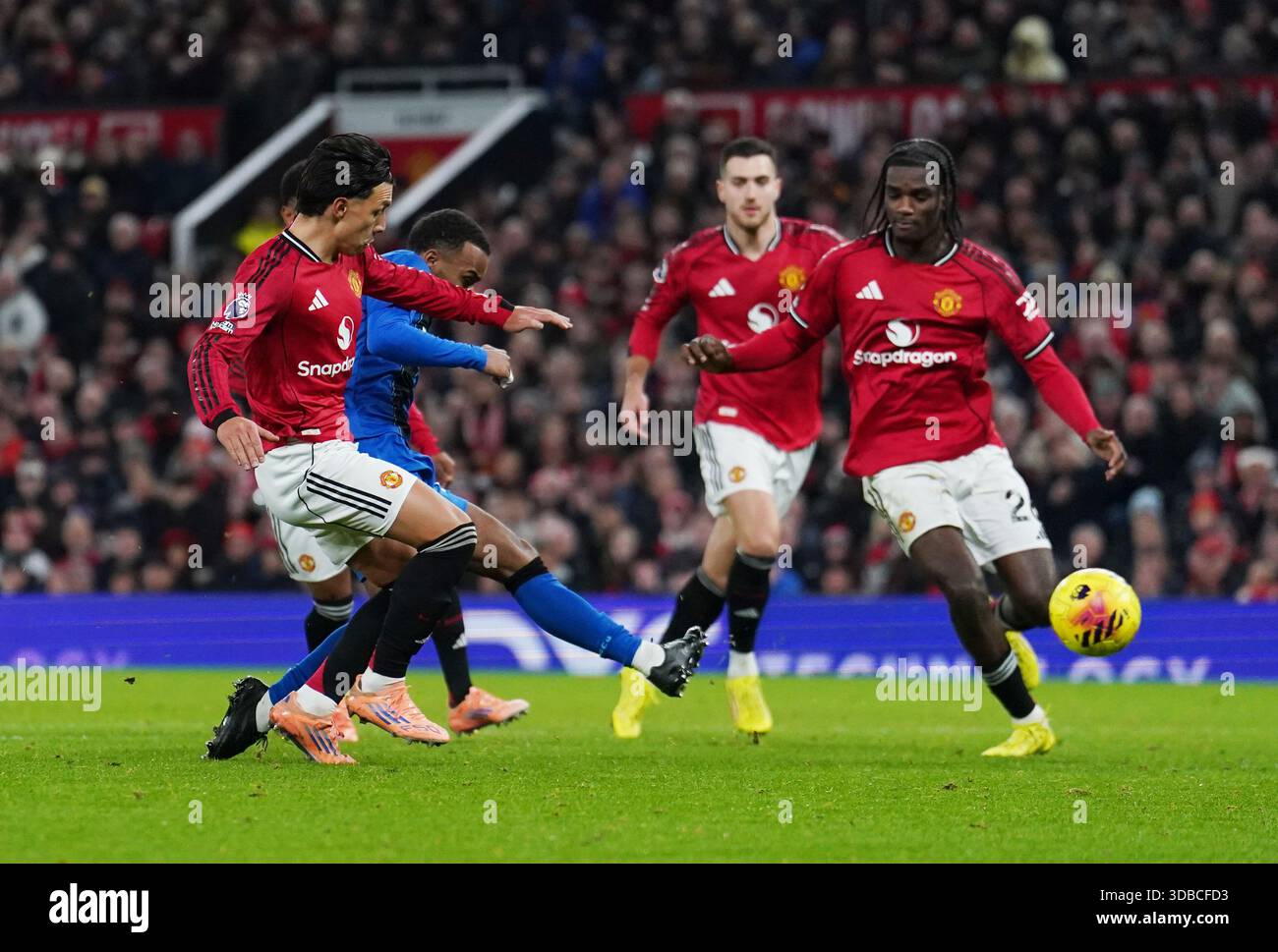 Bournemouth's Eli Junior Kroupi scores their side's fourth goal of the ...