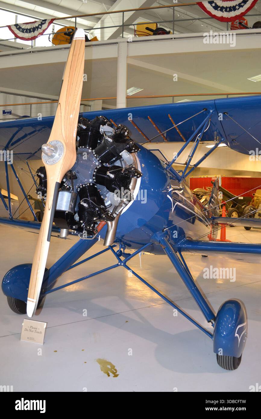 Original WACO 1941 UPF-7 biplane of the Collings Foundation, Stow ...
