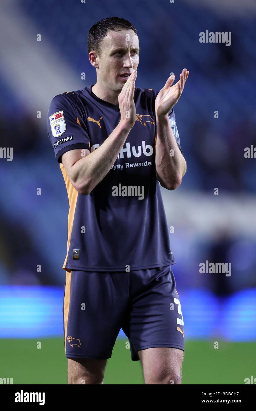 Derby County's Craig Forsyth after the final whistle during the Sky Bet ...