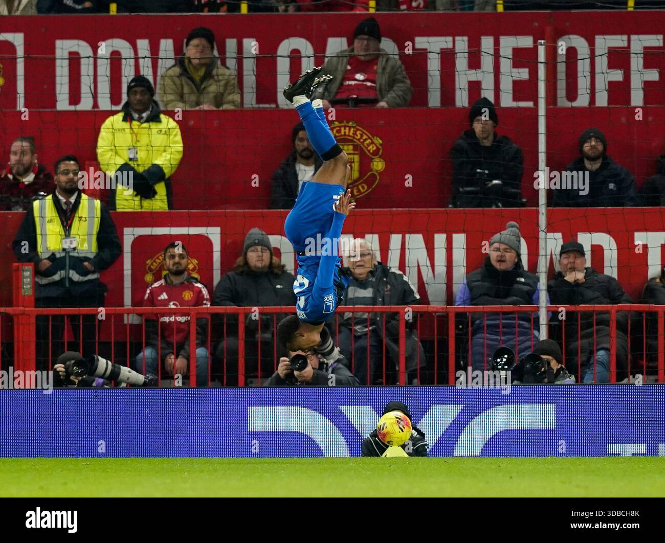 Manchester, England, 15th December 2025. Eli Junior Kroupi of ...