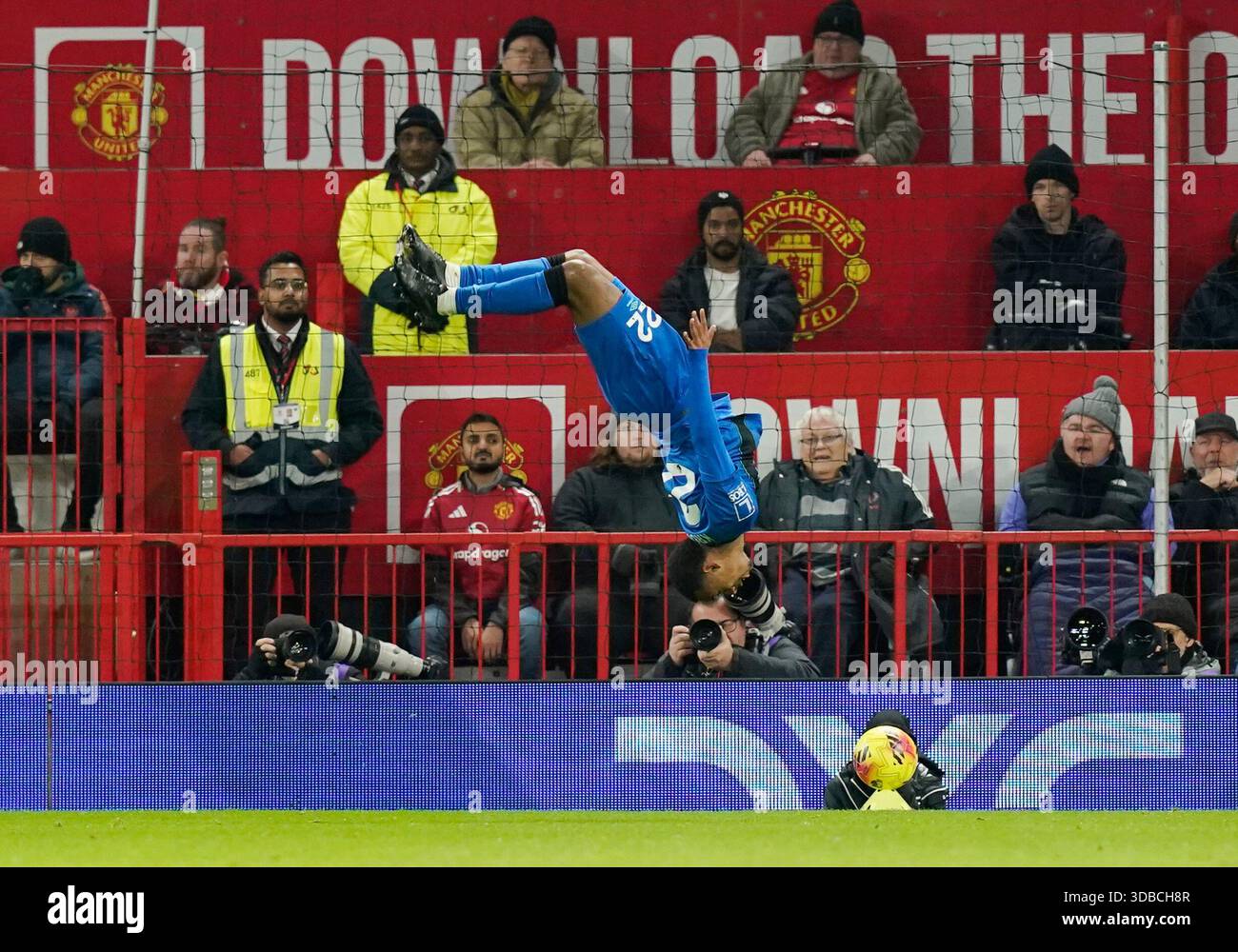Manchester, England, 15th December 2025. Eli Junior Kroupi of ...