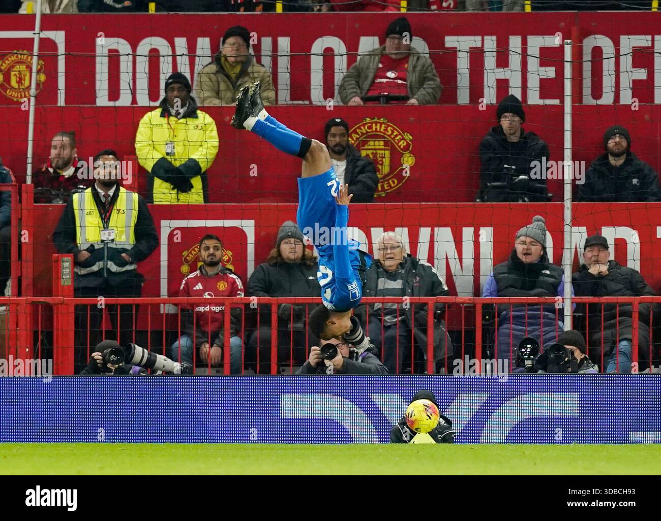 Manchester, England, 15th December 2025. Eli Junior Kroupi of ...
