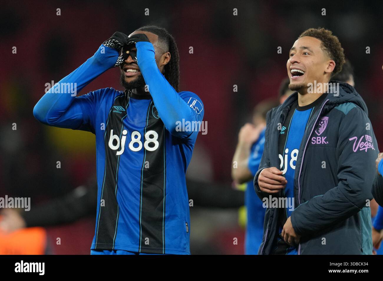 Bournemouth's Antoine Semenyo reacts after a Premier League soccer ...