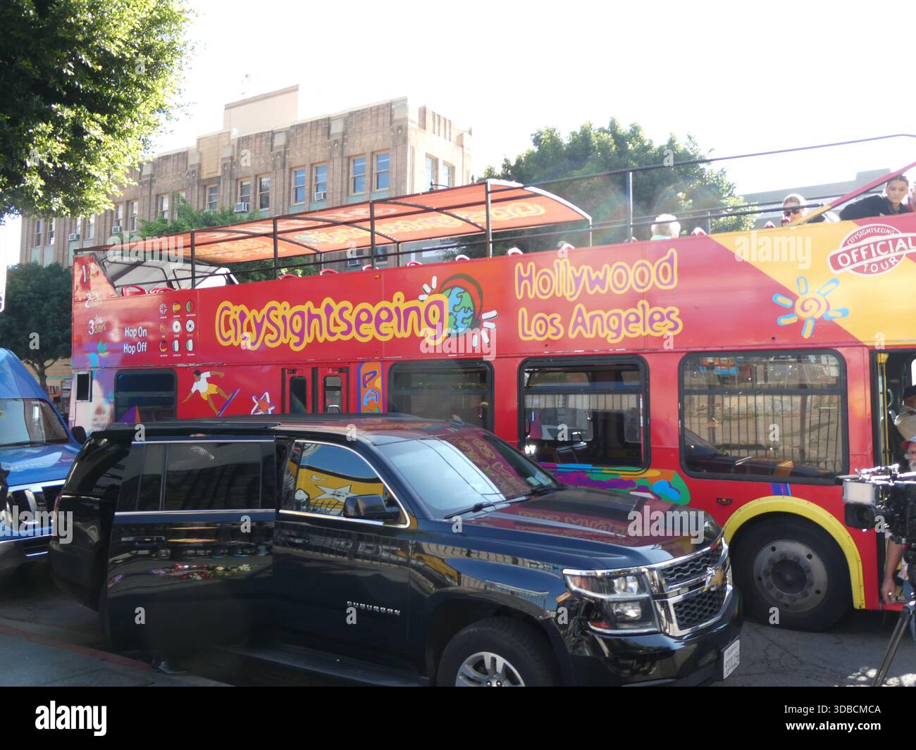 Los Angeles, California, USA 15th December 2025 Tour bus at Director ...
