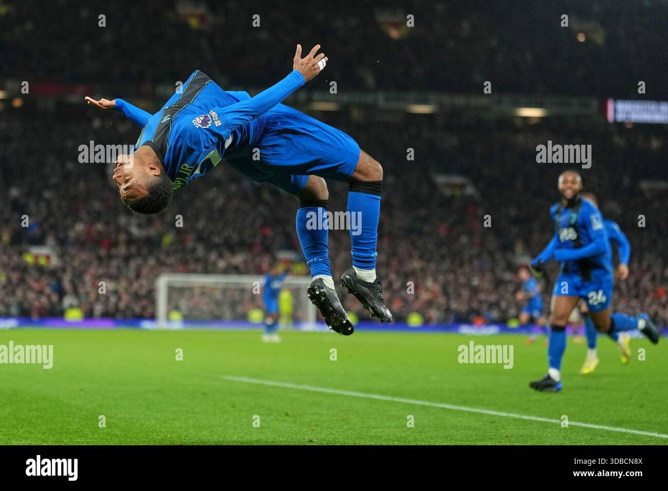 Bournemouth's Eli Junior Kroupi celebrates after scoring during a ...