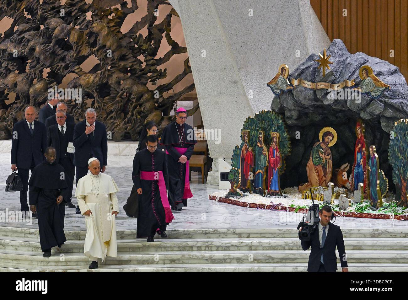 **NO LIBRI** Italy, Rome, Vatican, 2025/12/15. Pope Leo XIV during an ...