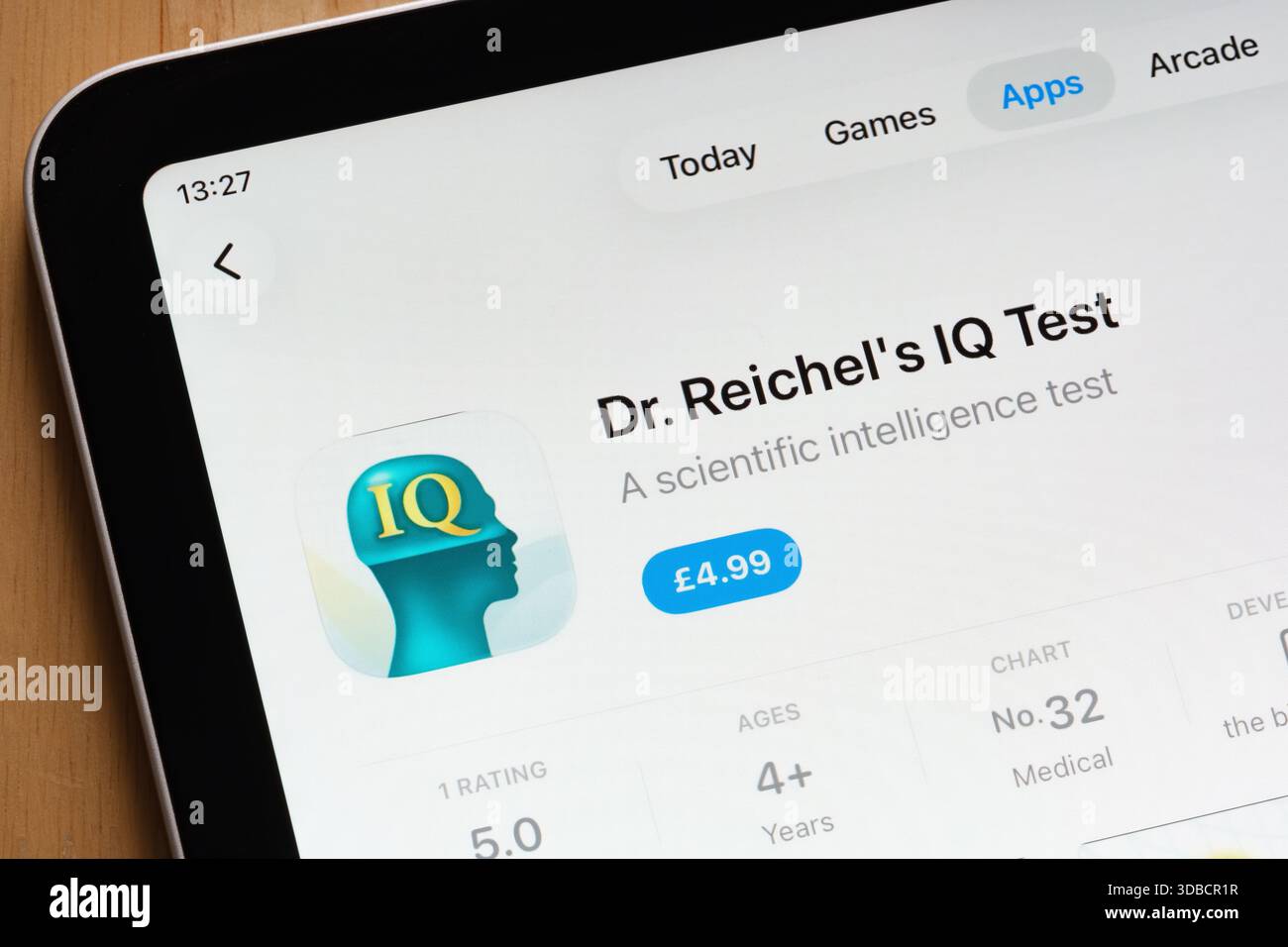 Dr reichel iq test logo hi-res stock photography and images - Alamy