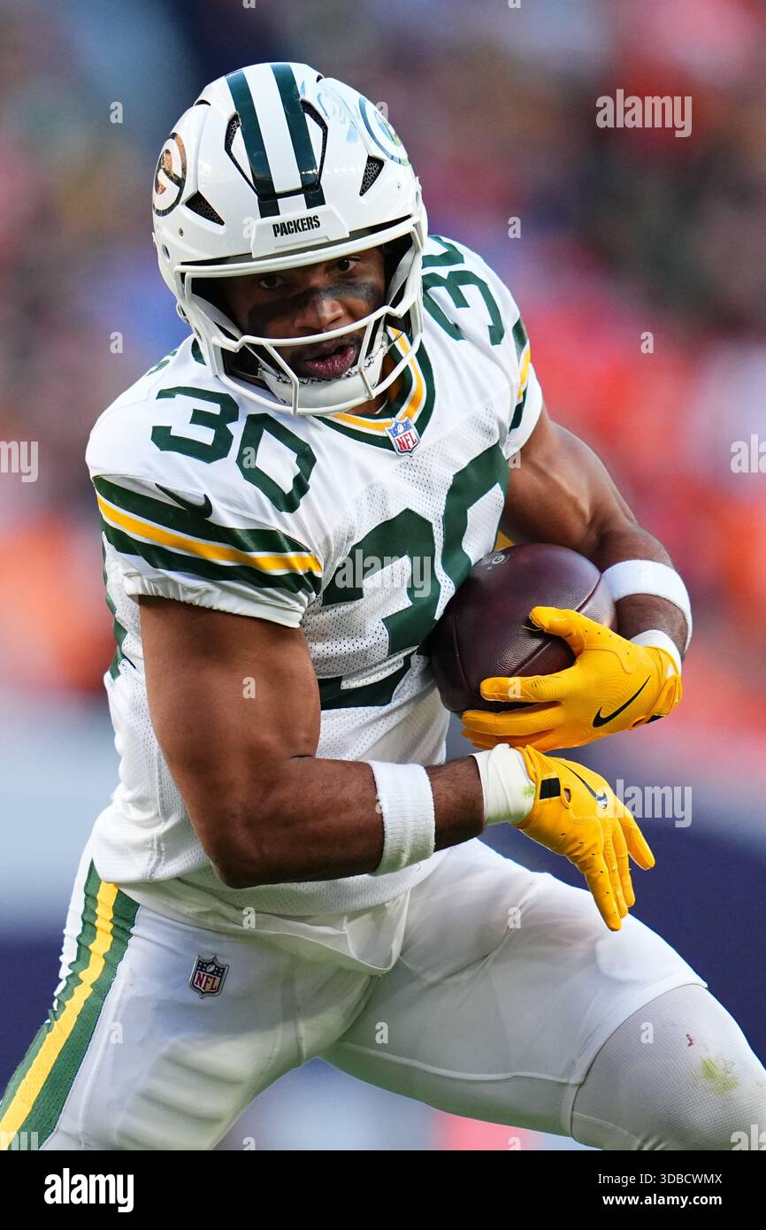 Green Bay Packers running back Chris Brooks (30) runs against the ...