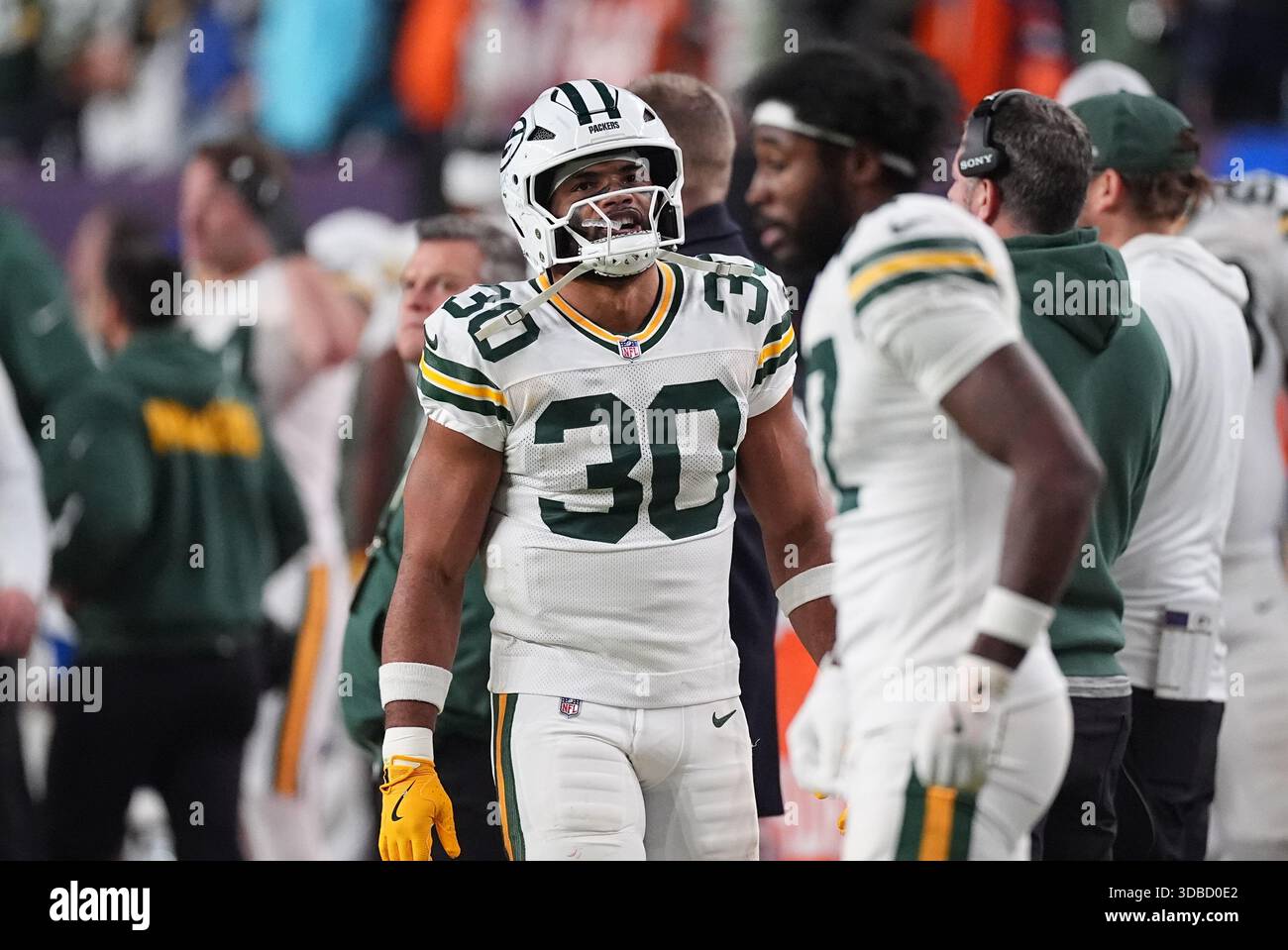 Green Bay Packers running back Chris Brooks (30) in the second half of ...