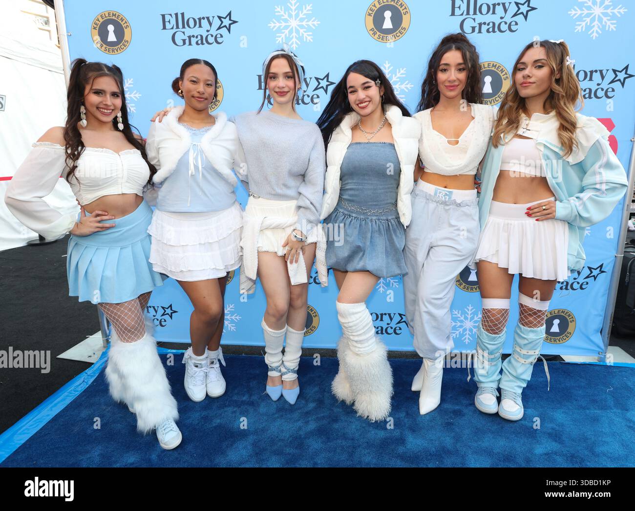 Los Angeles, California, USA. 14th December, 2025. The SOS Girls band ...